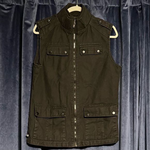 RUDE | Jackets & Coats | Rude Black Denim Vest | Poshmark